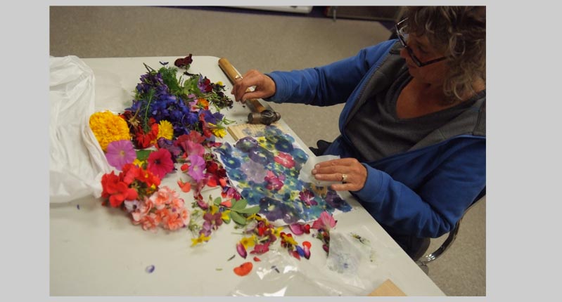 Flower Smashing – Bragg Creek Artisans